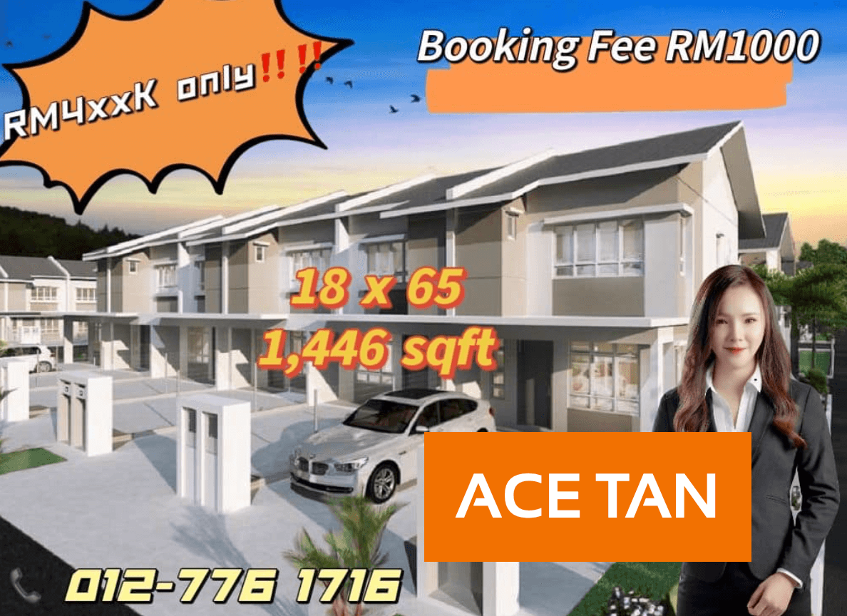 Gelang Patah | Double Storey Terrace House | RM 4xxK | Ace Tan